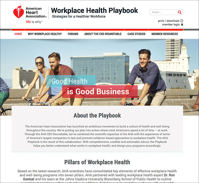 Workplace Health Playbook - CEO Roundtable